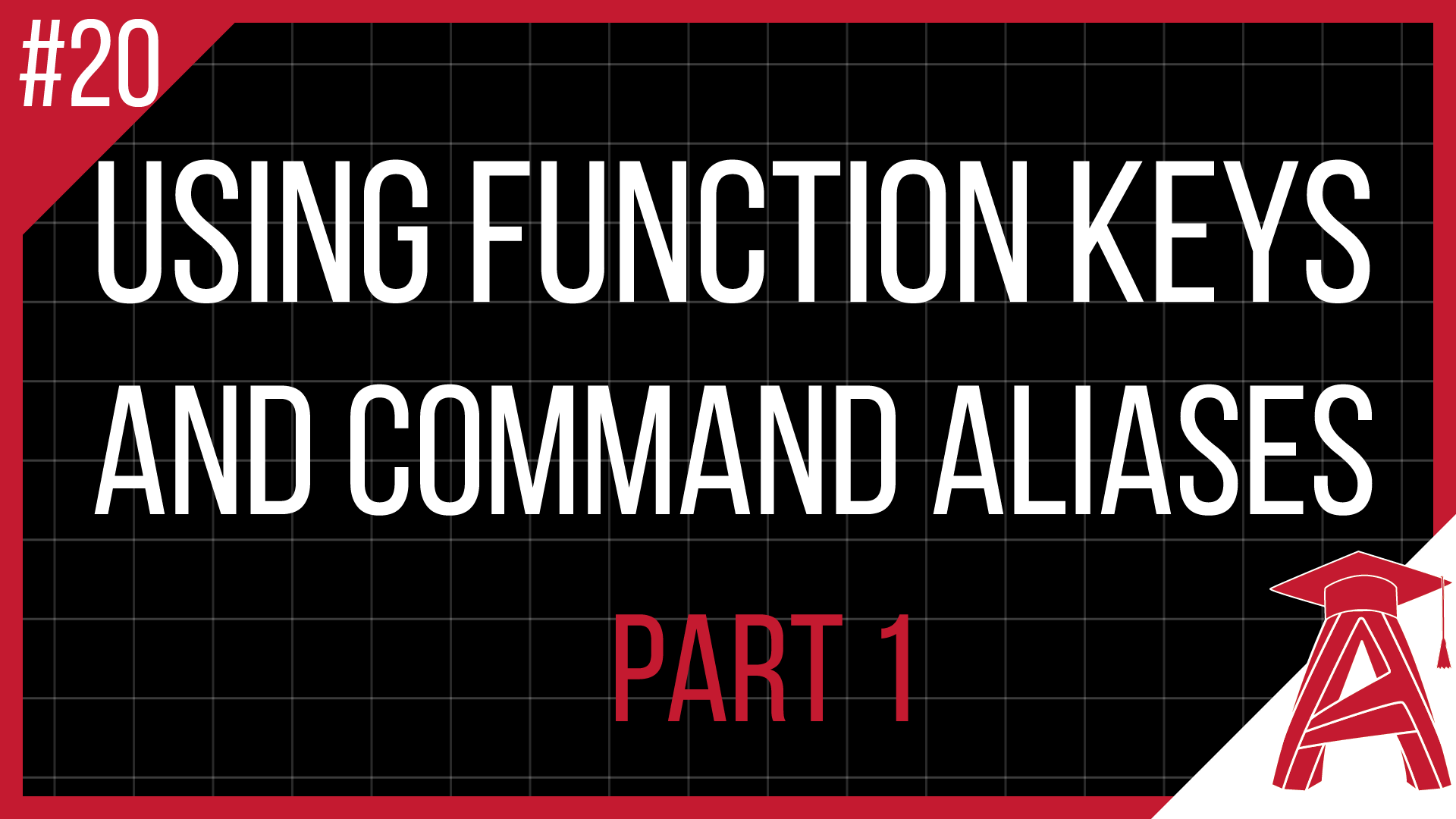 Using Function Keys And Command Aliases Part 1 AutoCAD Student