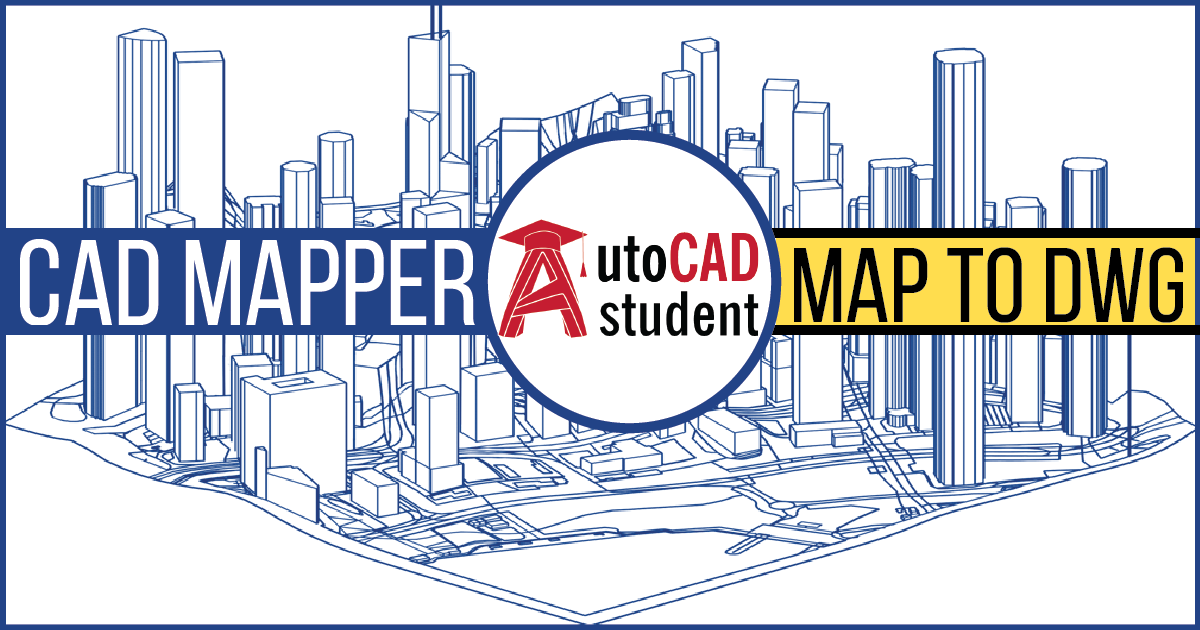 AutoCAD map from google maps | AutoCAD student