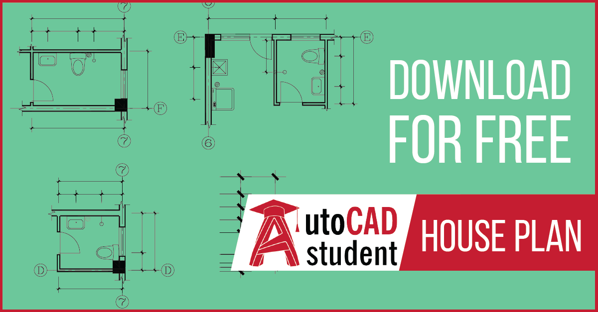 House plans - DWG Format N°04 | AutoCAD Student